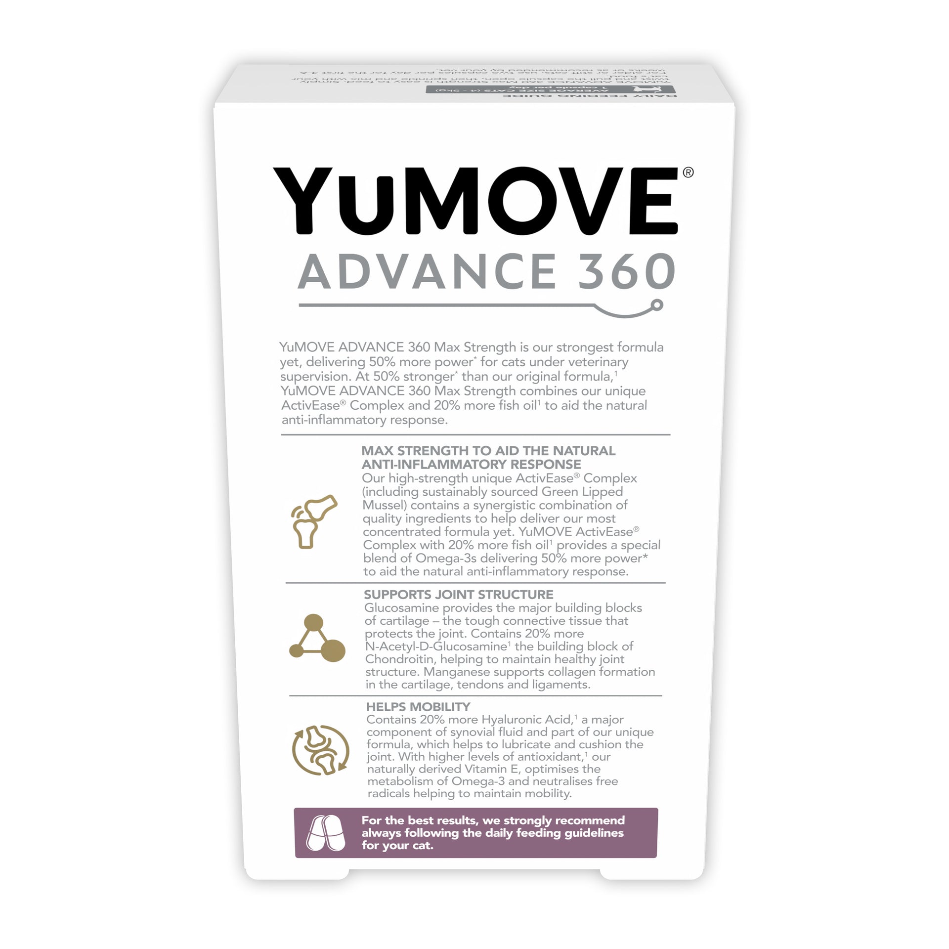 YuMOVE ADVANCE 360 Max Strength Joint Care for Cats – Vet Rewards